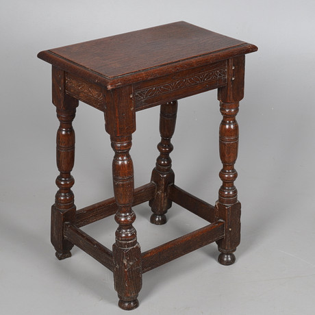 PALL, EK, 1800-TAL. Möbler - Fåtöljer & Stolar - Auctionet