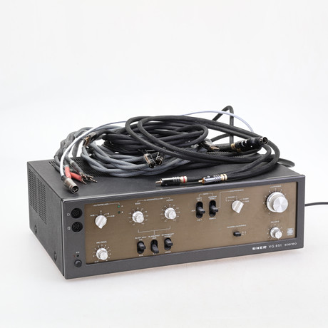 AMPLIFIER, integrated, UHER vg851 stereo. Miscellaneous - Modern ...