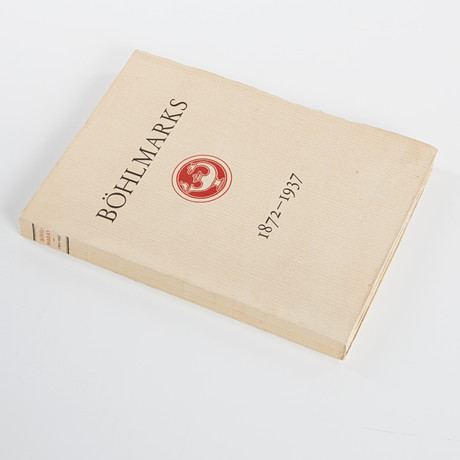BÖHLMARKS 1872-1939. Bok / katalog, Erik Andrén, Stockholm 1937. Böcker ...