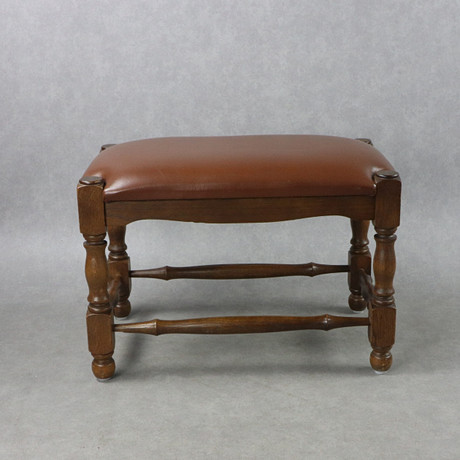 PALL, ek med skinnklädsel, barockstil. Möbler - Fåtöljer & Stolar ...