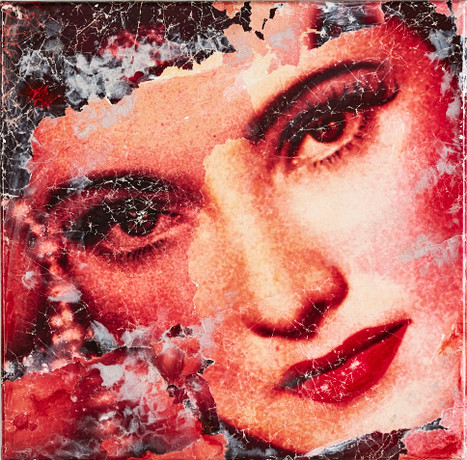 MARIA LARKMAN, collage y técnica mixta, firmada por Maria Larkman y ...