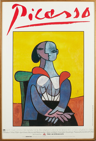 PABLO PICASSO. Efter. Affisch, Art Gallery of New South Wales, 1984 ...