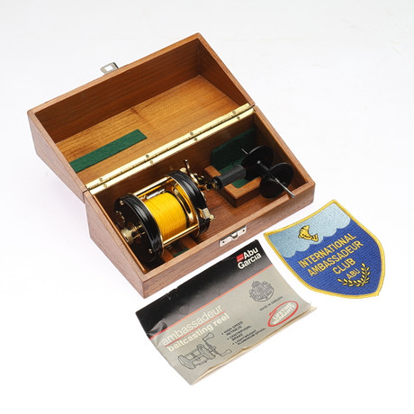 FISKERULLE, Ambassadeur 5000C "De Luxe", ABU, Sverige. Samlarföremål - Fiskeutrustning - Auctionet