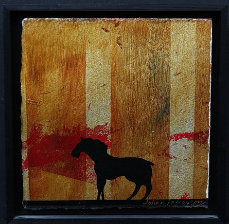 JOHN PETTERSON. Häst. Blandteknik, signerad. Konst - Måleri - Auctionet