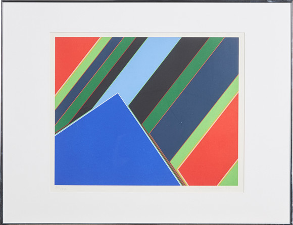 PETER FREUDENTHAL. Komposition, färgserigrafi, signerad, numrerad 210/ ...