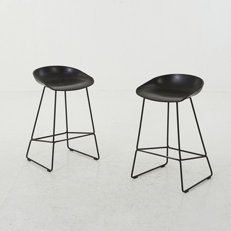 HEE WELLING & HAY, barstolar, 1 par, "About a Stool", Hay ...