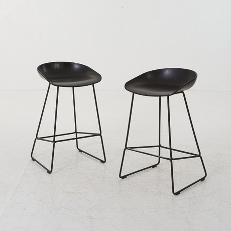 HEE WELLING & HAY, barstolar, 1 par, "About a Stool", Hay ...