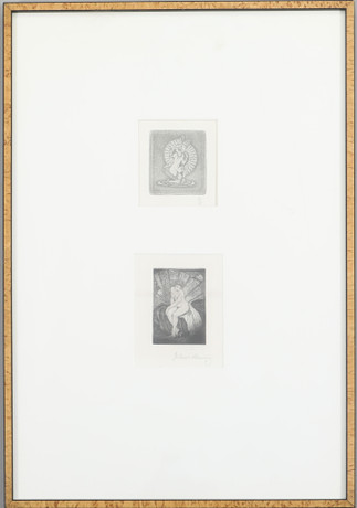 GERHARD HENNING. Etchings, signed. Art - Engravings & Prints - Auctionet