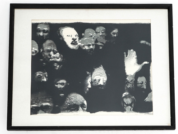 ROY FRIBERG (1934-2016). "Spirits", lithograph, signed. Art ...