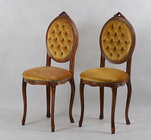 SILLAS, pareja, estilo rococó, segunda mitad del siglo XX. Muebles ...