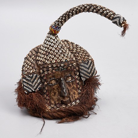 AFRICAN DANCE MASK, Cuba, DR Congo "Mukenge"/"Mukyeem"). Tribal art ...