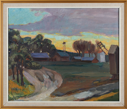 KLAUS KALIMA (1918-2017). In the dawn, signed, oil on canvas. Art ...