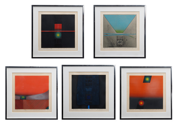KUNIHIRO AMANO, "MARK 1, 2, 3, 4 AND 5". Art - Engravings & Prints ...