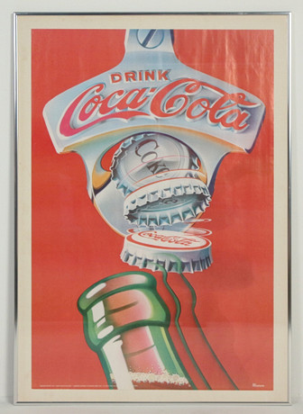 'Coca Cola Bottle Pop', Design: Jan Hunt, Poster, 1983. Art ...