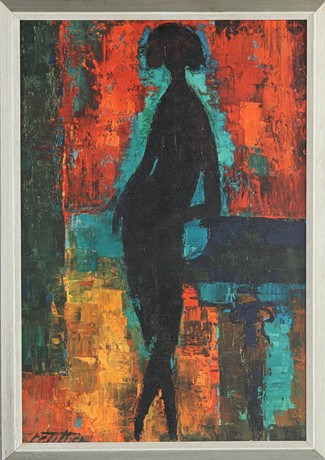 WOLF REUTHER. Oljetryck, "Nu au Piano", signerad. Konst - Grafik ...