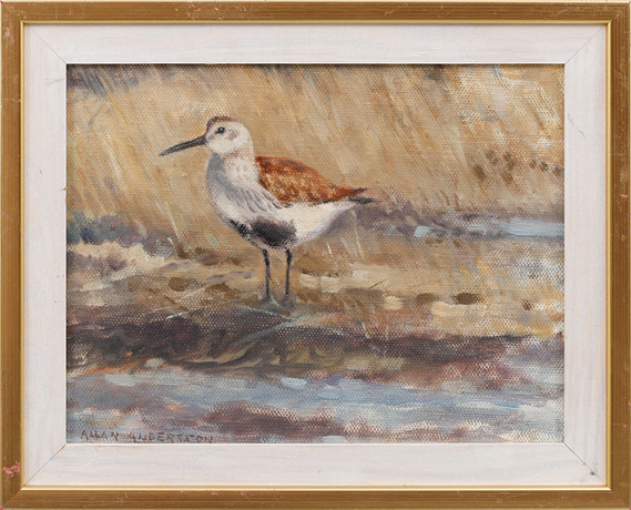 ALLAN ANDERSSON. Oil paintings, 3 pieces, on Board, signed. Art ...