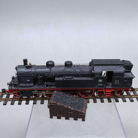 MÄRKLIN 1 - 5706 - Steam locomotive - BR78 - DB, rail piece with stop ...