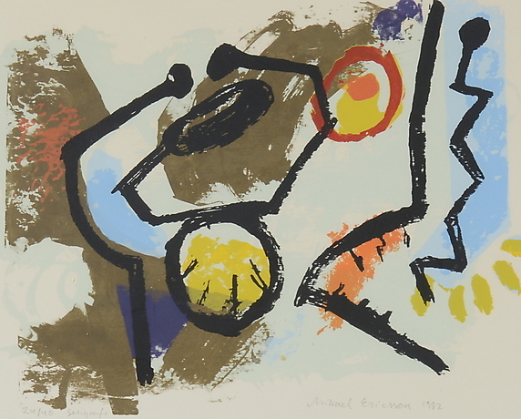 MIKAEL ERICSSON. Color serigraphy. Art - Engravings & Prints - Auctionet