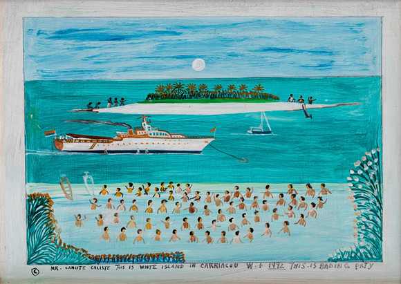 CANUTE CALISTE (1914-2005). White Island in Carriacou. Art - Paintings ...