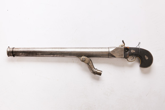 RAIL GUN, 1840s, 16-shot rail gun for the fleet. Weapons & Militaria ...