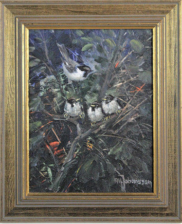 ALF JOHANSSON. OIL ON CANVAS signed. Art - Paintings - Auctionet