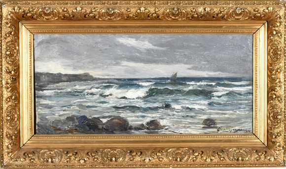 CARL HORNUNG-JENSEN. oil on canvas. Art - Paintings - Auctionet