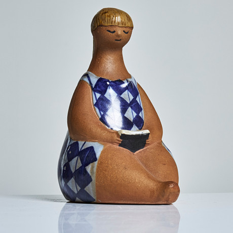 LISA LARSON. The figurine, "Amalia", from "ABC girls", Gustavsberg ...