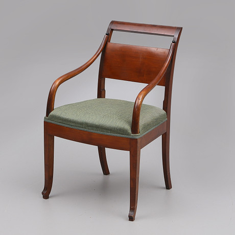 KARMSTOL, sekelskiftet 1900. Möbler - Fåtöljer & Stolar - Auctionet