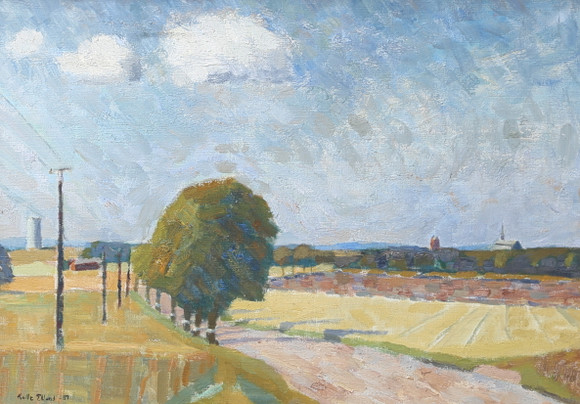 KALLE EKLUND. oil on canvas, signed and dated -57. Art - Paintings ...