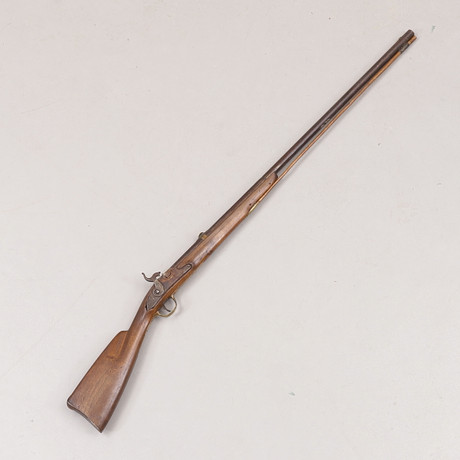 Muzzleloader, percussion rifle, 19th century. Weapons & Militaria ...