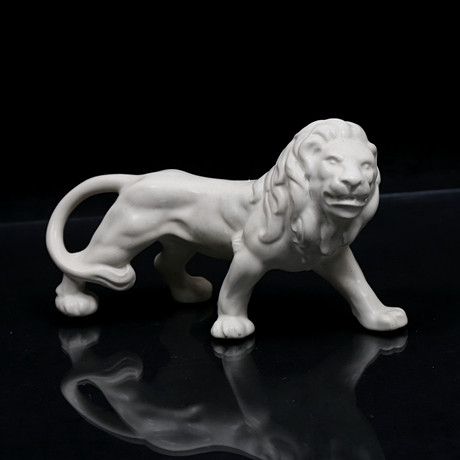 RUBEN WALLSTRÖM. Figurine, lion, Gefle (Upsala-Ekeby). Ceramics ...