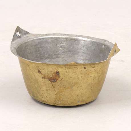 BALJA, mässing. Tidigt 1800-tal. Silver & Metall - Tenn, Mässing ...