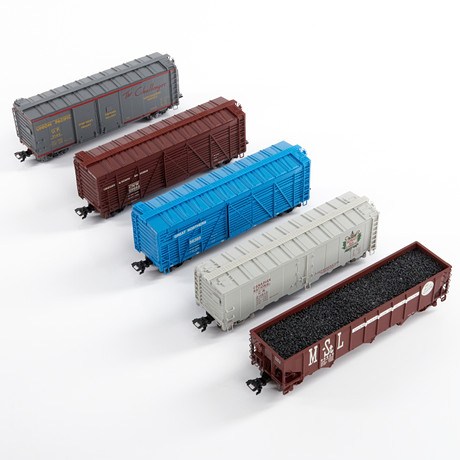 MÄRKLIN. North American Freight Car Set 45658, 5 dlr, H0. Leksaker ...