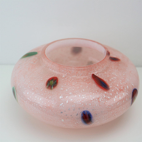 MURANO MURRINEN GLASVAS. Glas - Övrigt - Auctionet