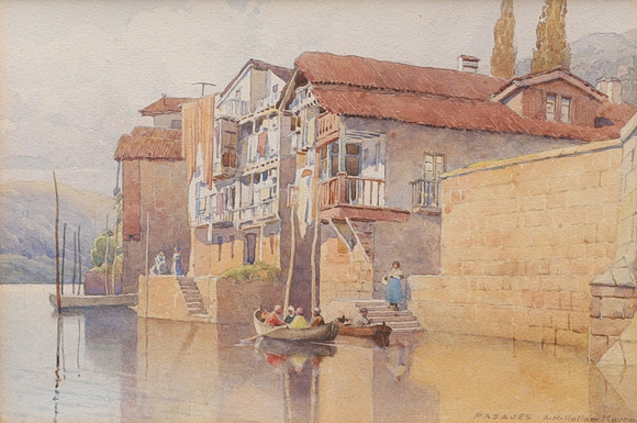 ALEXANDER HENRY HALLAM MURRAY (1854-1934). PASAJES. Art - Paintings ...