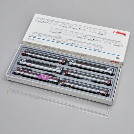 MARKLINE. Wagon set 4367, "SBB EuroCity", 6 wagons, H0. Toys - Toys ...