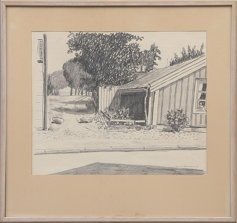 BENGT SILFERSTRAND. TECKNING, blyerts, 1900-tal. Konst - Teckningar ...