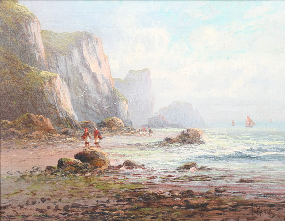 FRANK HIDER (1861-1933). NORTH DEVONSHIRE COAST. Art - Paintings ...