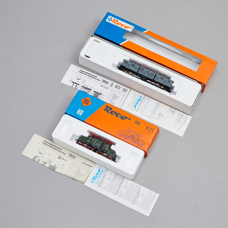 ROCO H0 LOK, 2 st, 43427 samt 43514, bl a BR E 71 "Deutsche Reichsbahn ...