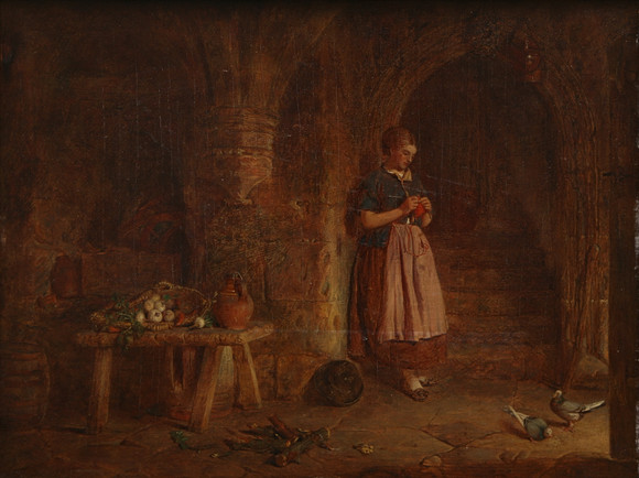 ALFRED PROVIS. OIL on Board, signed, dated 1873. Art - Paintings ...