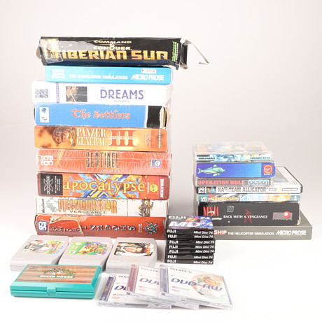 DATOR- OCH TV-SPEL, bl.a . Commodore 64 och Nintendo 64. Leksaker ...