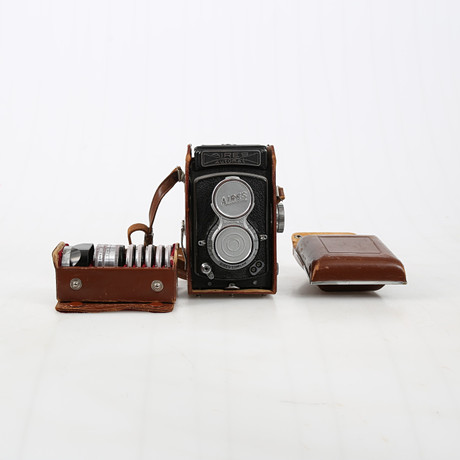 KAMERA MED FÄRGLINSER, Aires Automat 1950-tal. Foto, Kameror & Optik ...