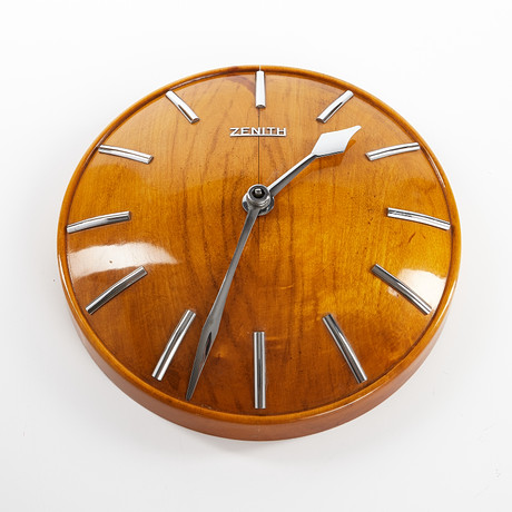 WALL CLOCK, Zenith, 1940s/50s. Clocks & Watches - Wall Clocks - Auctionet