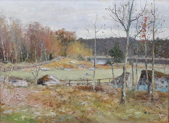OLOF HERMELIN. Olja på duk, signerad O. Hermelin. Konst - Måleri ...