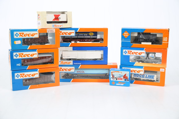 TRAIN WAGONS, 10 pieces, Roco. Toys - Toys - Auctionet