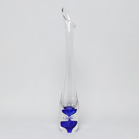 VAS, crystal glass, signed, Vase Vitreum, Vadstena. Glass - Art glass ...