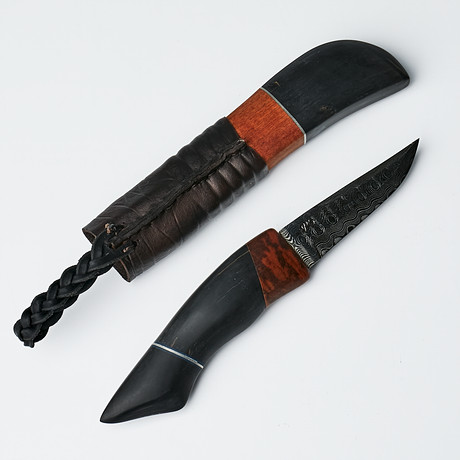 KNIFE, late 20th century, damask blade. Weapons & Militaria - Edged ...