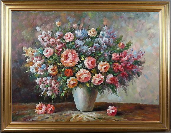 WALTER ADAMS. Oil on canvas, signed. Art - Paintings - Auctionet