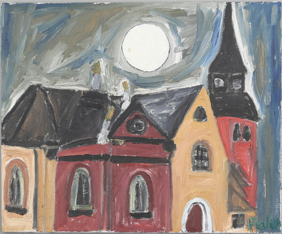 PEDER ANDERSSON. olja på duk, signerad Peder A. Konst - Måleri - Auctionet