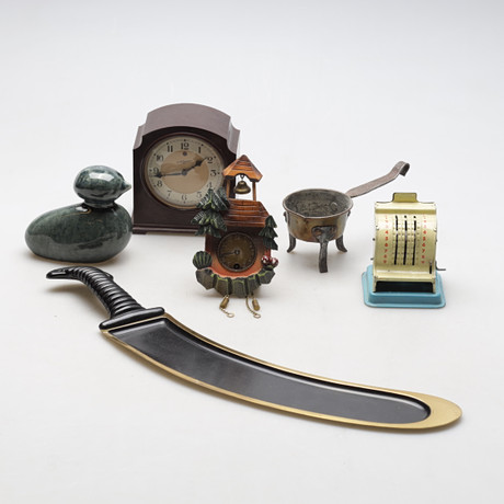 CURIOSITY OBJECTS, 6 pcs., 1900s. Miscellaneous - Miscellaneous - Auctionet